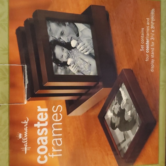 Hallmark | Accents | Vintage Hallmark Coaster Frames With Display Stand ...